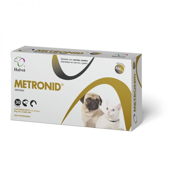 HALVET METRONID 30 TABLETAS /250MG – CANEFARMA
